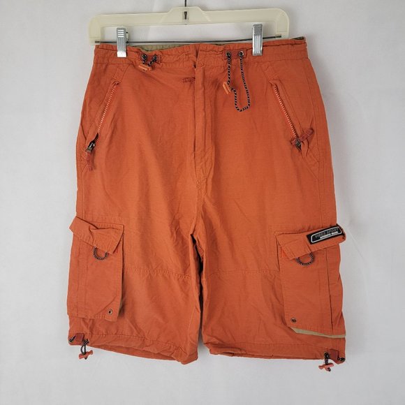 Vintage | Shorts | Vibes Mens Extra Large Shorts Cargo Orange Wide ...